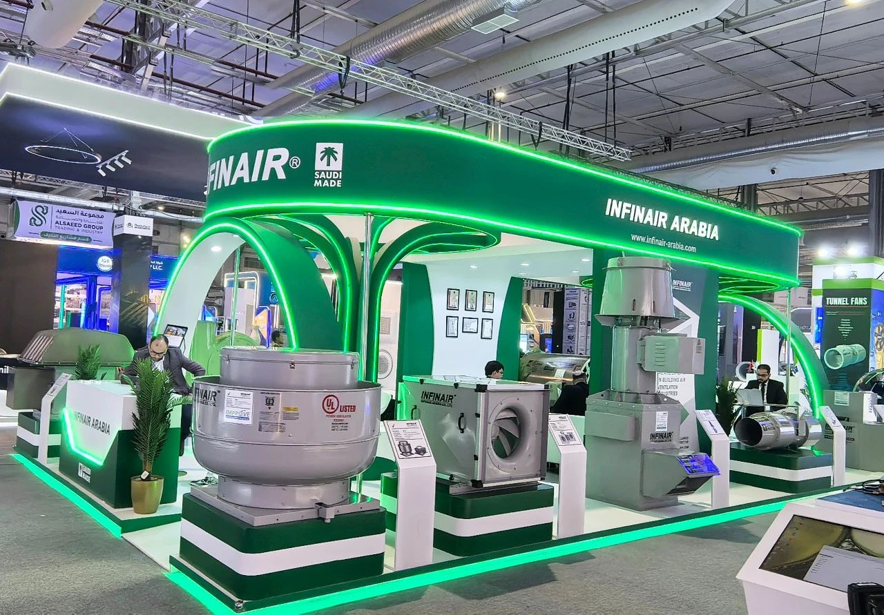 Big 5 Construct Saudi 2025 INFINAIR fan wonderful appearance 2025.02.15-02.18